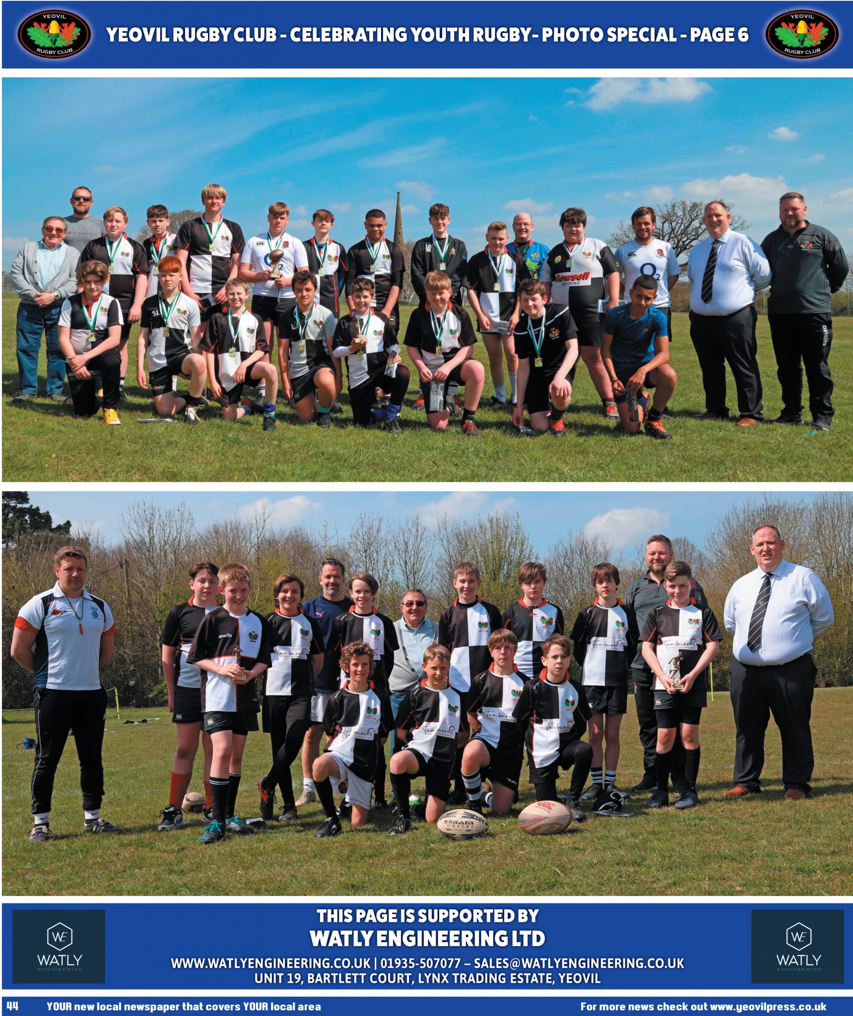 Watly support Yeovil Rugby Club – Watly Engineering Ltd